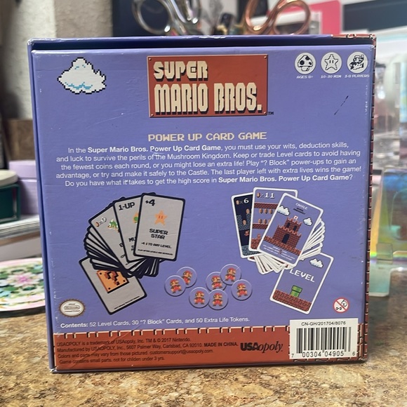 Nintendo | Games | Super Mario Bros Power Up Card Game | Poshmark